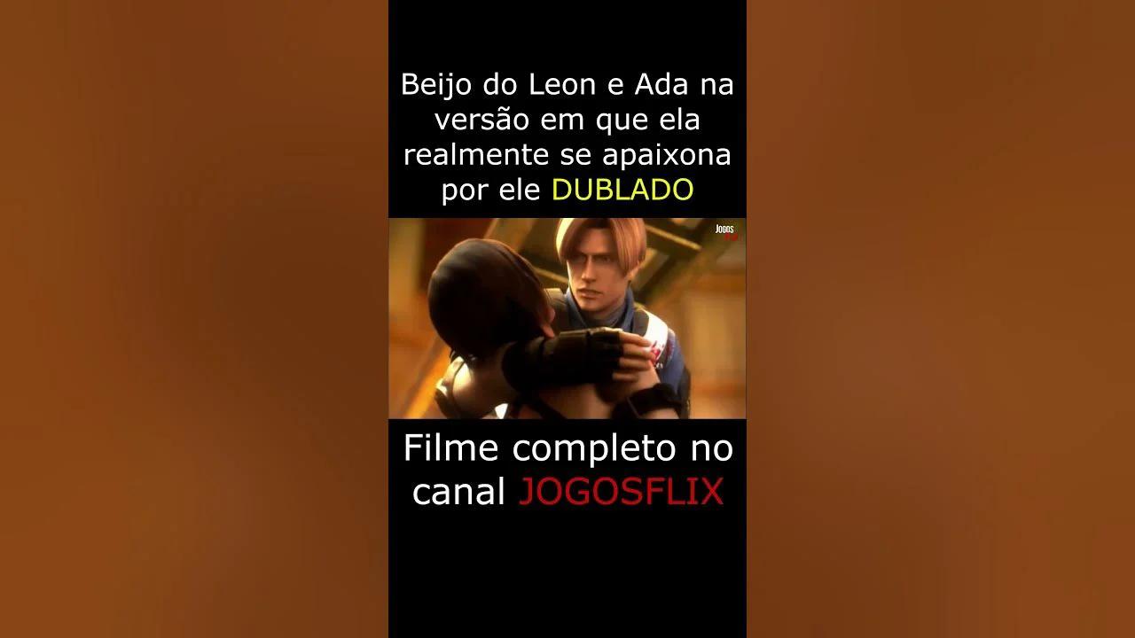 O beijo de Leon e Ada na versão Darkside Chronicles DUBLADO #dublagem #residentevil #games