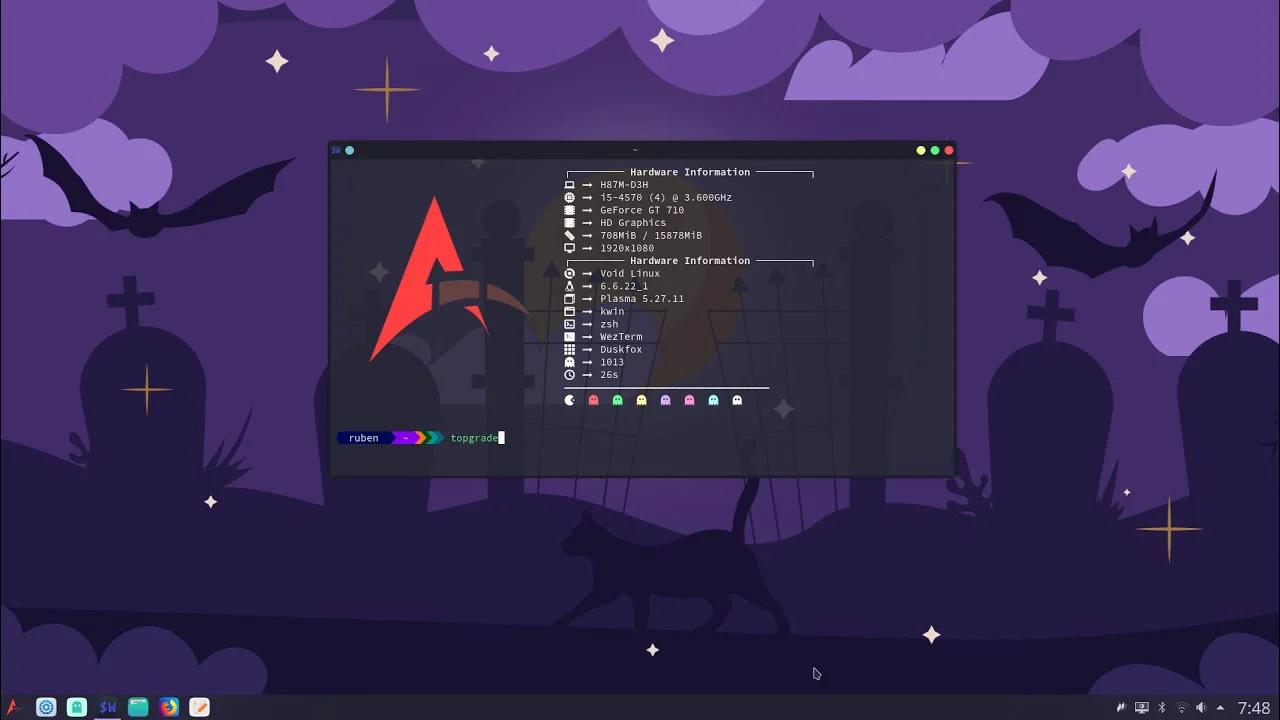 AgarimOS un excelente void linux personalizado.