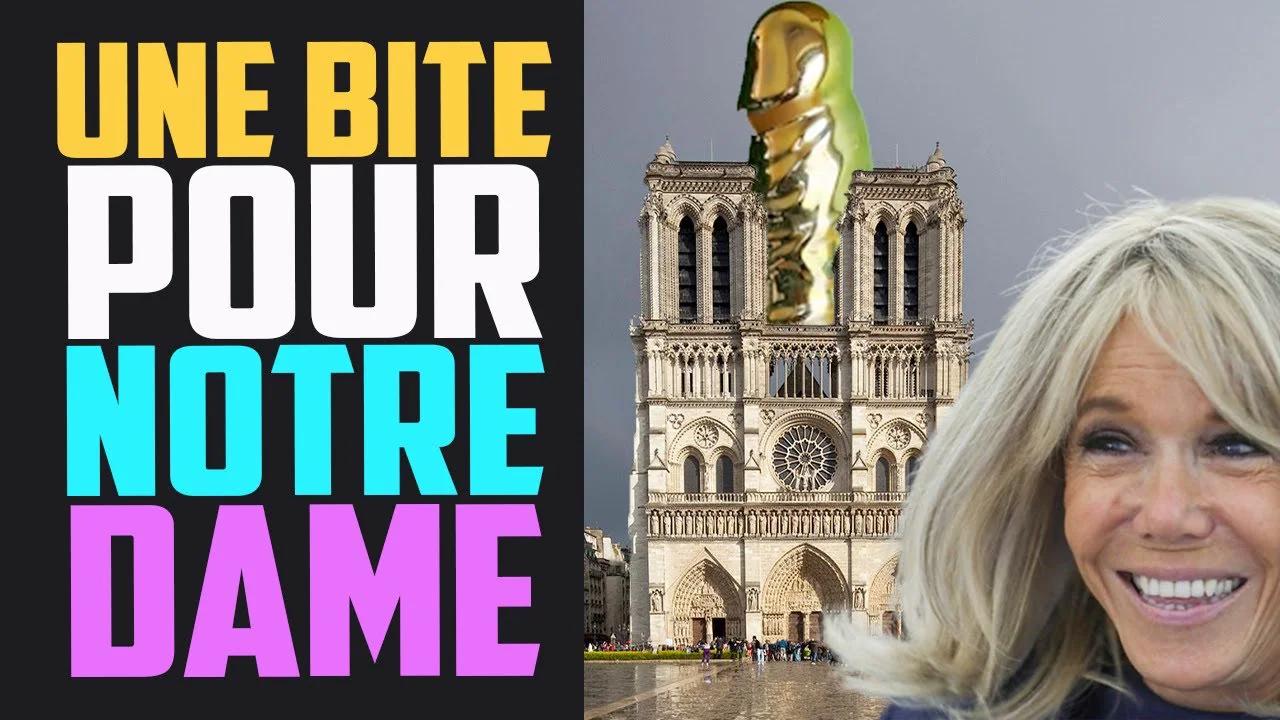 BRIGITTE MACRON : "NOTRE DAME AVEC UNE B*TE"