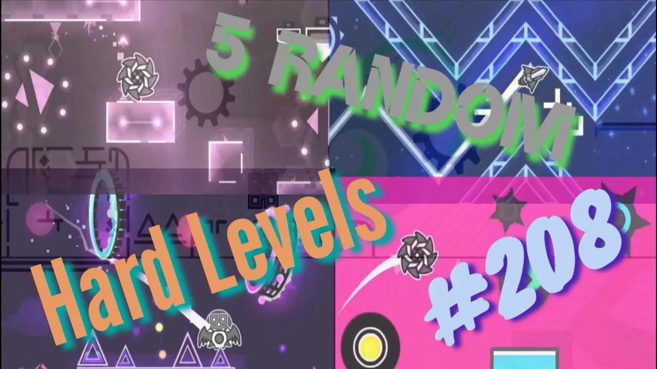 [GD] 5 Random Hard Levels #208 (Mobile)