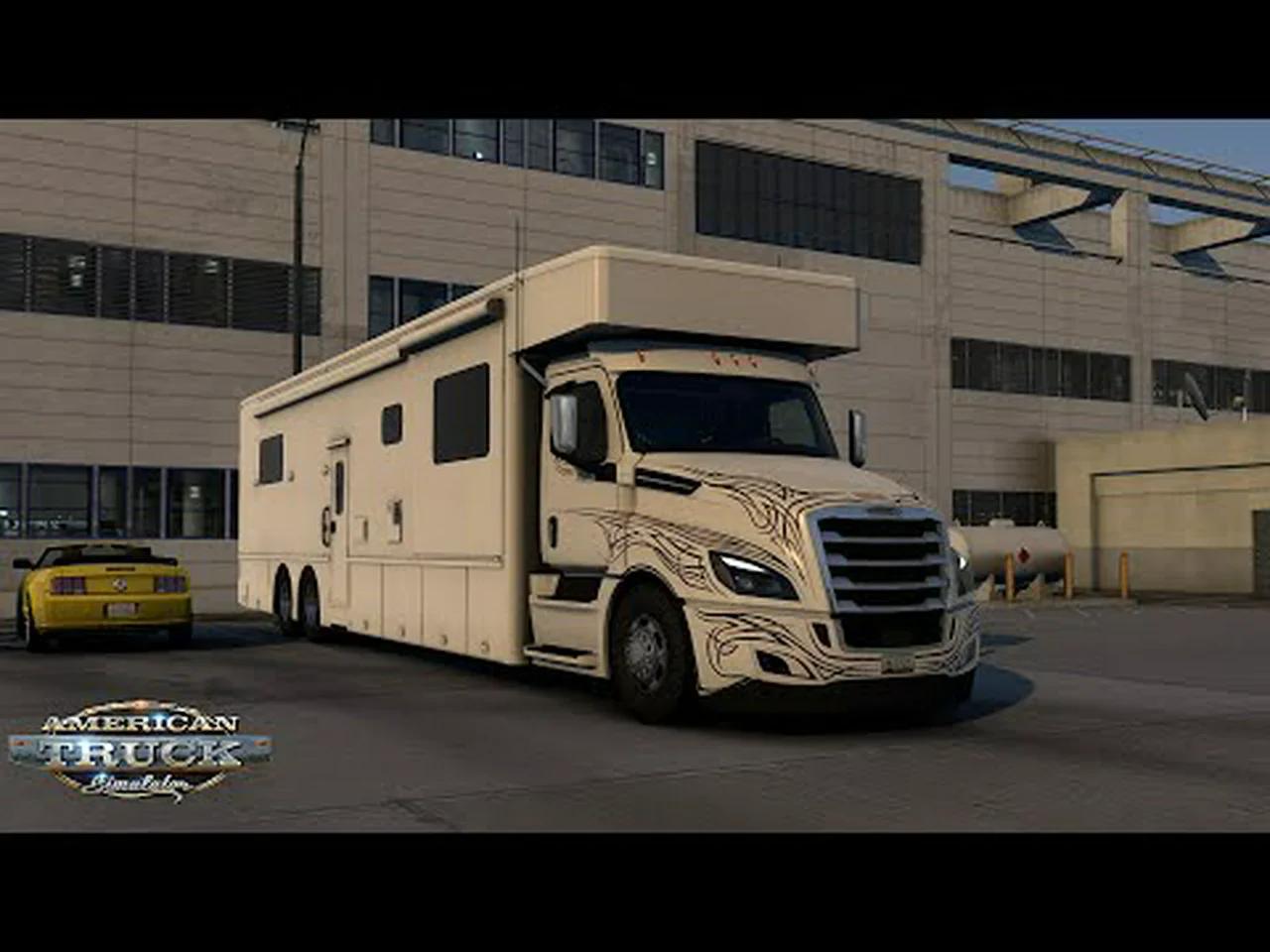 ATS Gameplay | Freightliner Cascadia NRC RV Motorhome