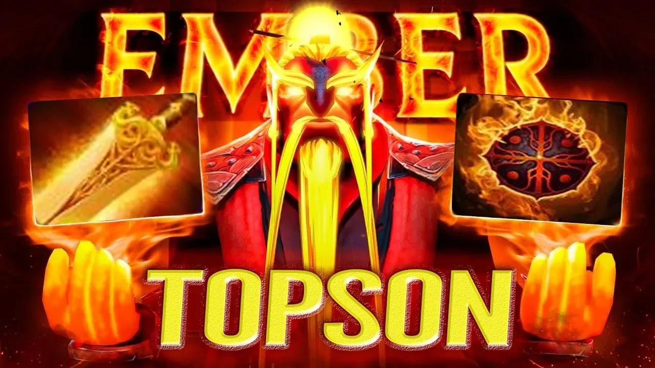 WTF Topson UltraKill Ember Spirit with Radiance - Make Enemy Rage Quit ...