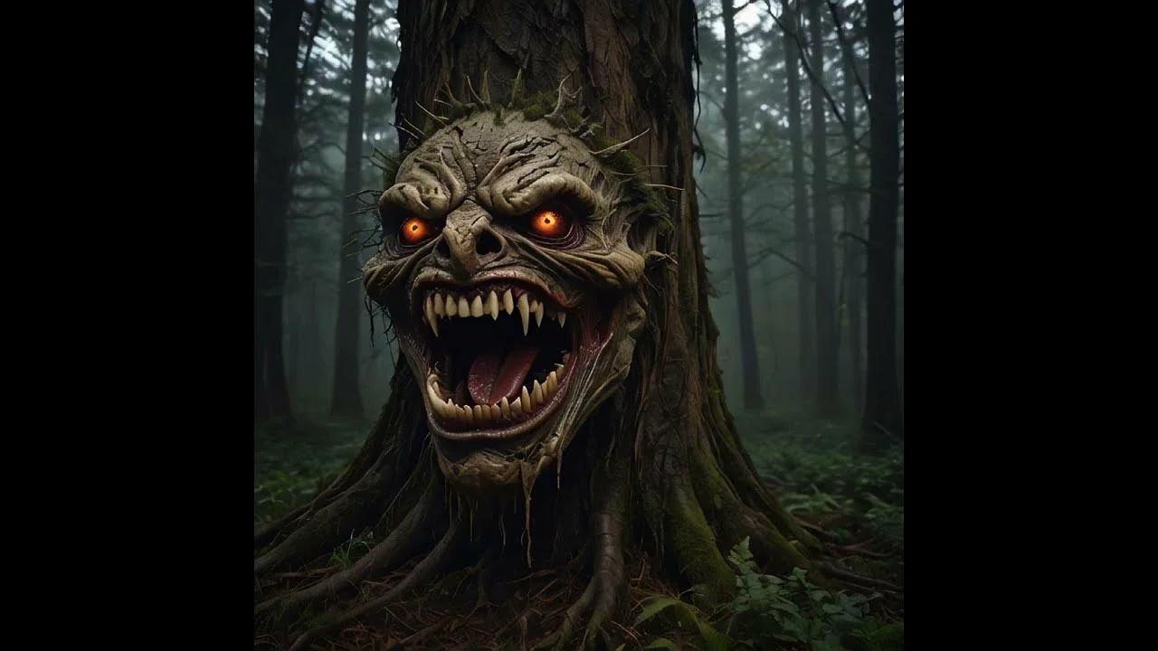 😱 Horrifying Encounter: The Biologically Accurate Tree Creature 🌳👹