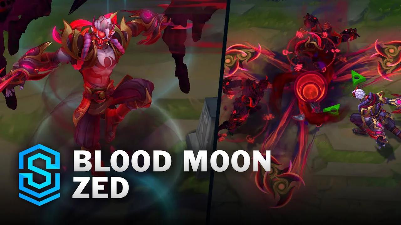 Blood Moon Zed Skin Spotlight - Pre-Release - PBE Preview - League of ...