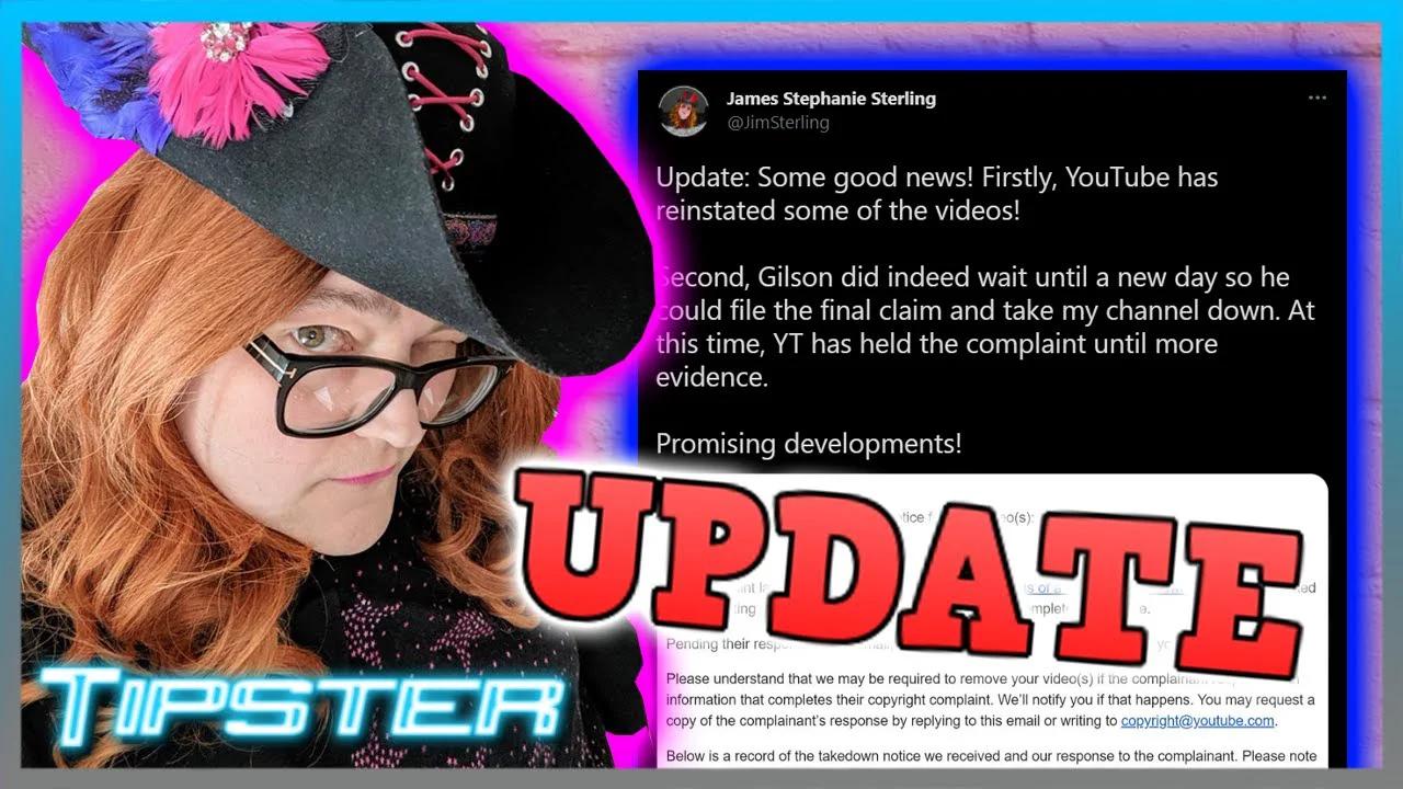 YouTube OVERTURNS Jim Sterling False Copyright Strikes!!!