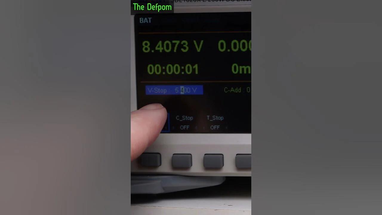 🔴 NiMH Battery Capacity Test #defpom #electronics #electronicscreators ...