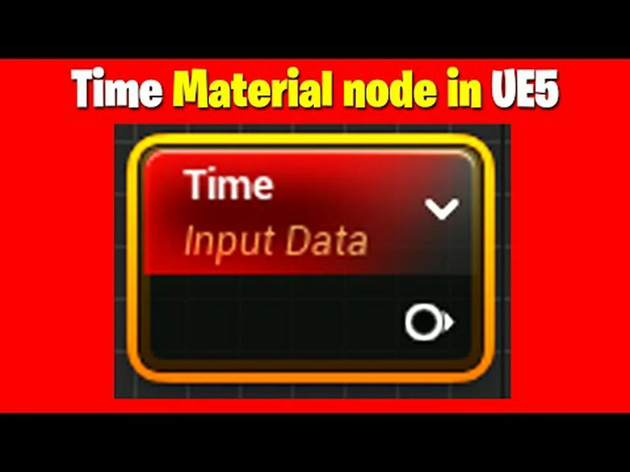 Time Material node in UE5 Tutorial | UE5 Material All Node Series