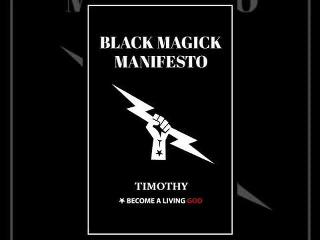 Black Magick Manifesto (Left Hand Path) By Timothy Donaghue
