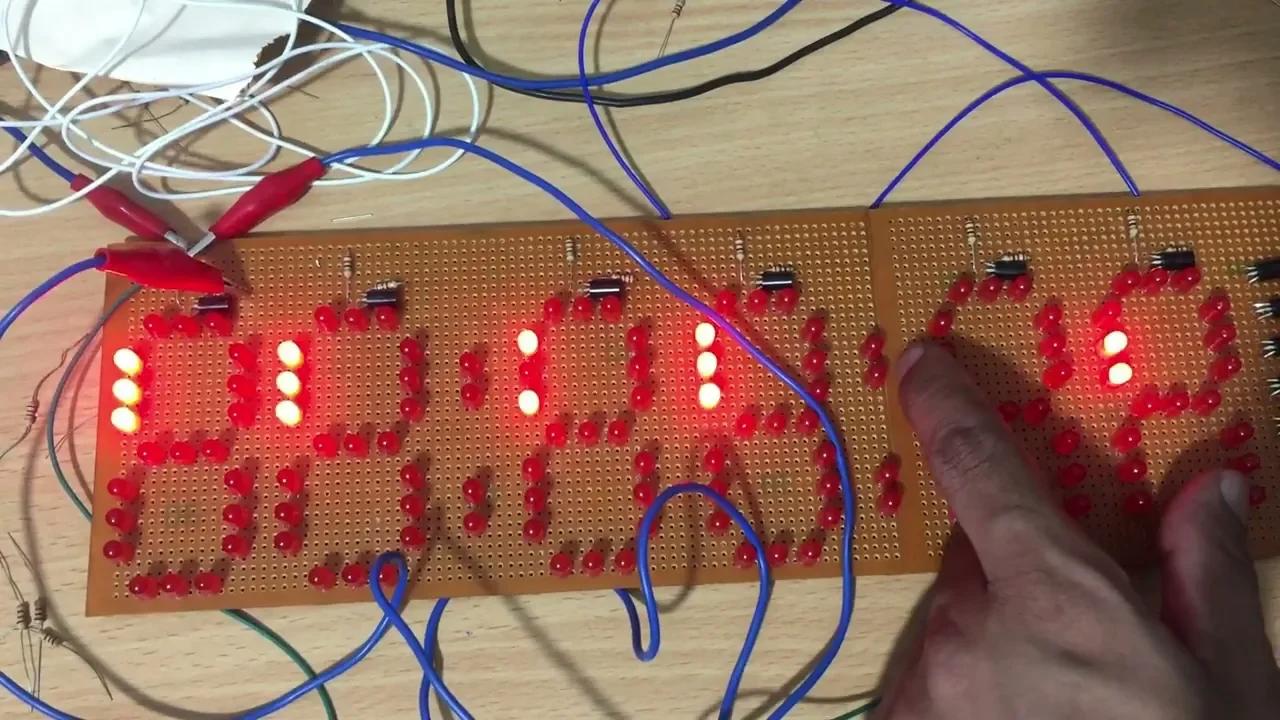Arduino LED clock with DS3231 RTC Module Part 2