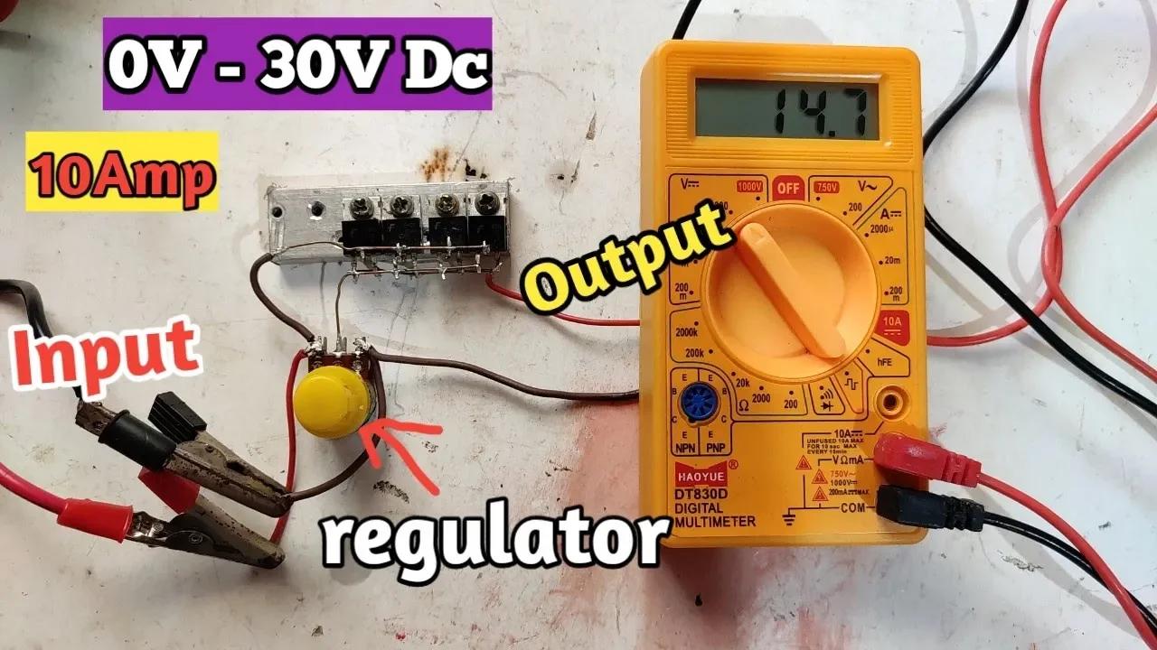 Variable Dc power supply diy | | How to make Variable DC power supply ...