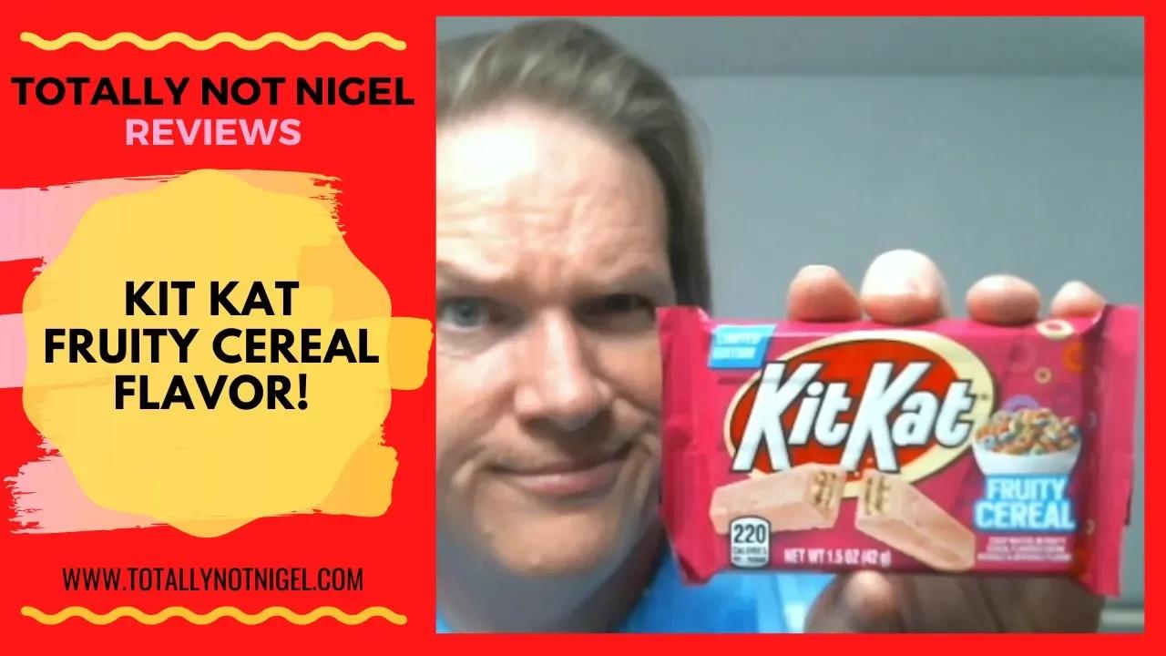 FOOD REVIEW: Kit Kat Fruity Cereal Flavor! TNN Food Reviews Ep 795!!