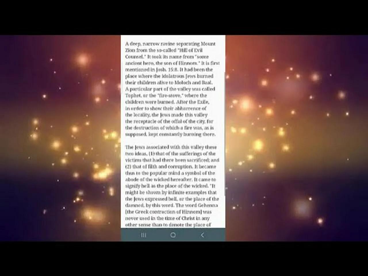 THE ALLEGORY & SYMBOLISM OF ETERNAL HELL FIRE IN THE BIBLE!!!!