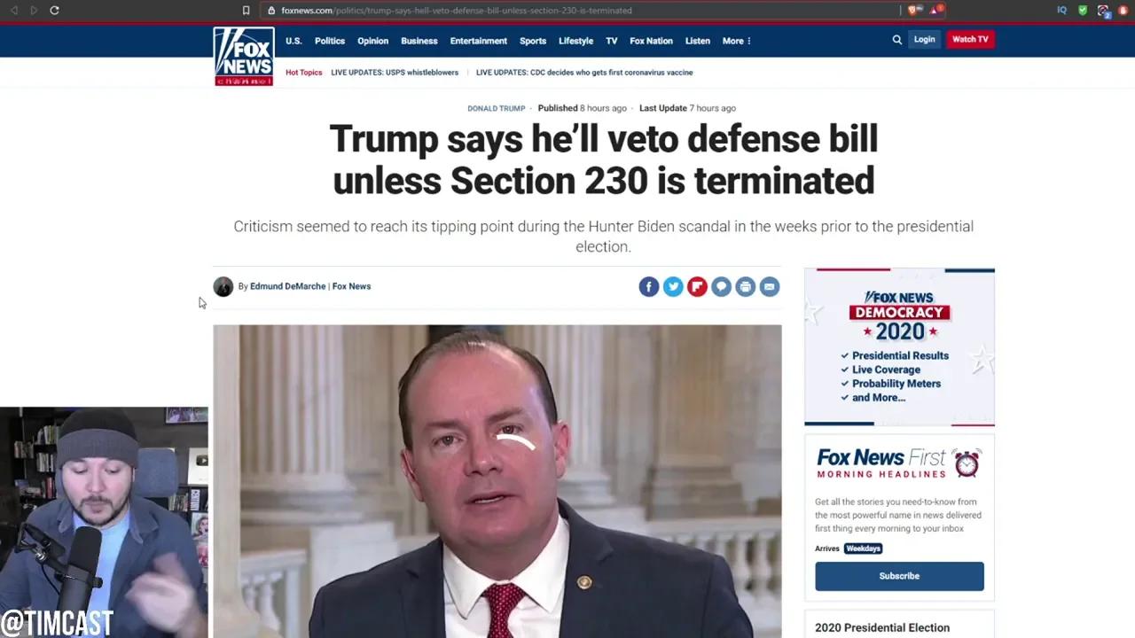 Trump Drops HUGE Middle Finger To Establishment Vowing To VETO Defense ...