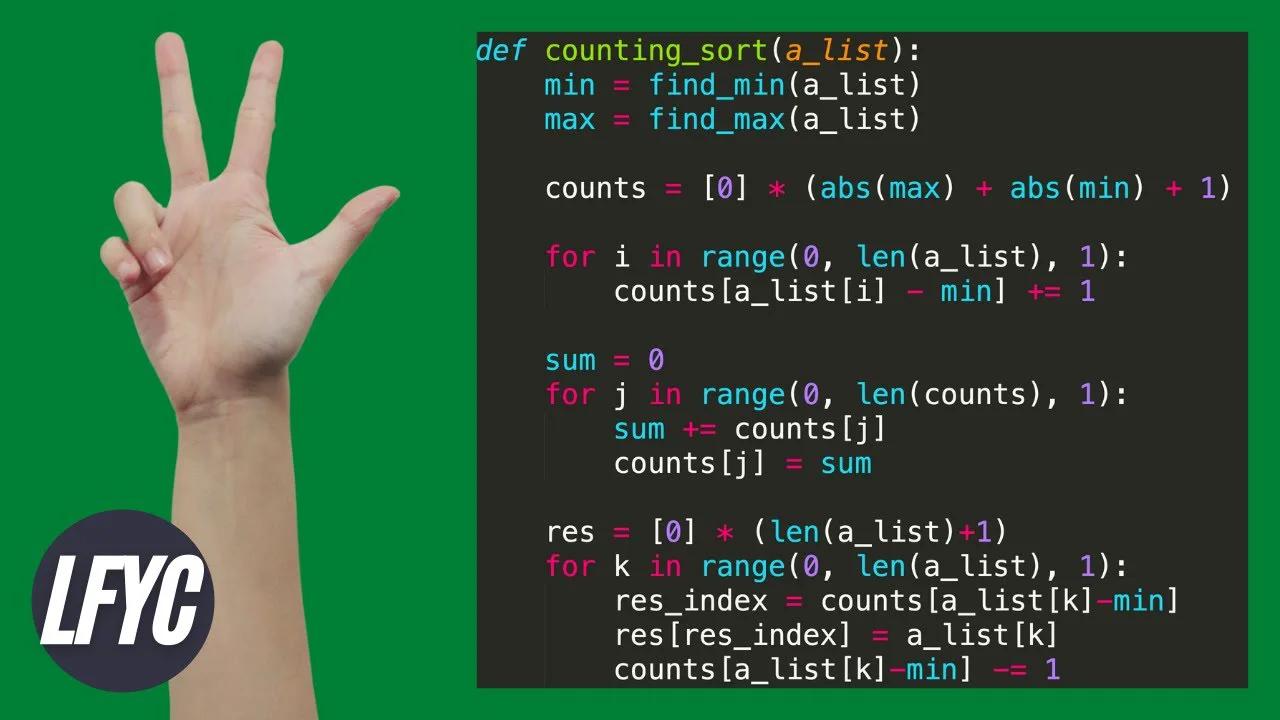 Counting Sort In Python Made Beautiful Let S Fix Your Code
