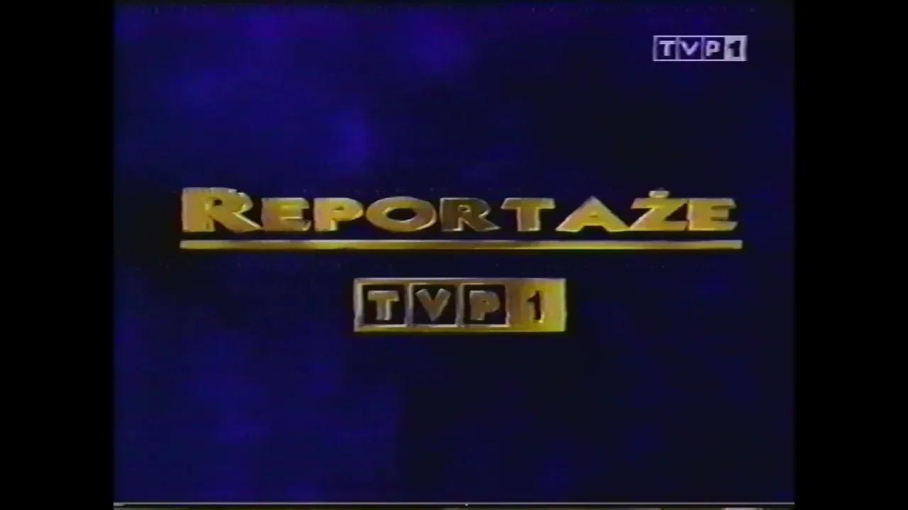 Program Pierwszy - Fragment czołówki Reportaże TVP1 z 25 kwietnia 1996