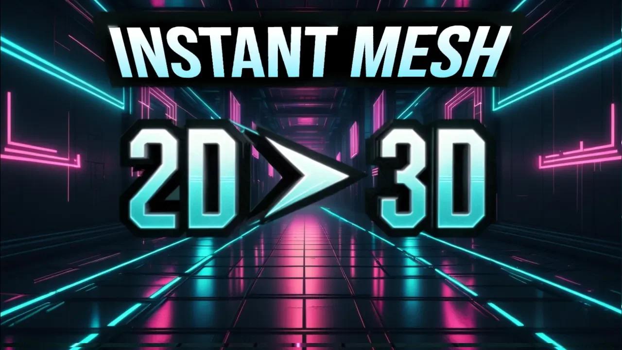 3D Mesh Generation with InstantMesh on Kaggle