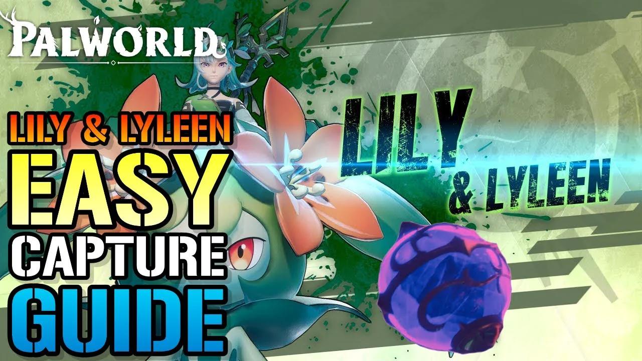 Palworld: How To Capture Lily & Lyleen Tower Boss! EASY (Capture Guide)