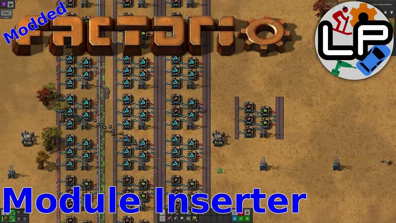 Module Inserter Mod Intro And Tutorial Laurence Plays Factorio