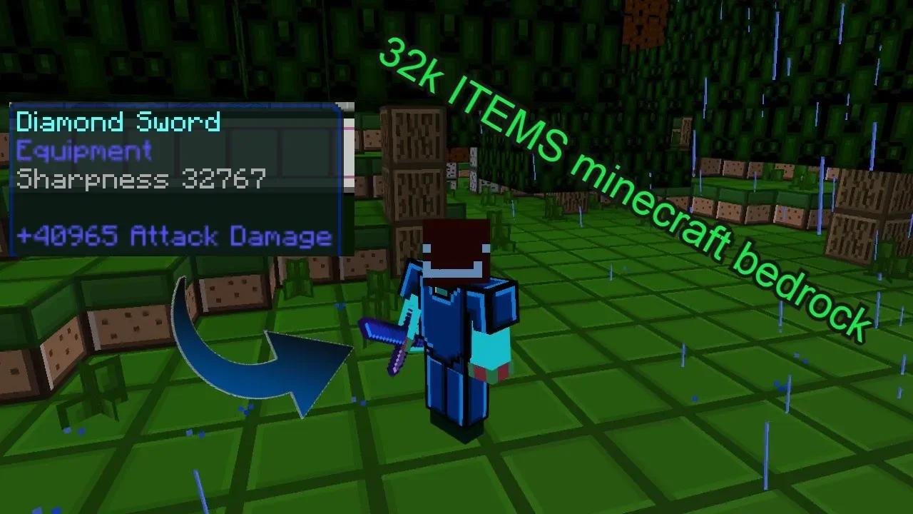 how to get 32k items in minecraft bedrock