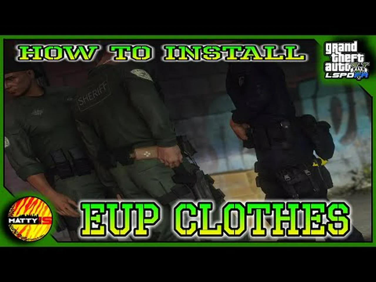 How To Install EUP Clothes | LSPDFR | GTA5