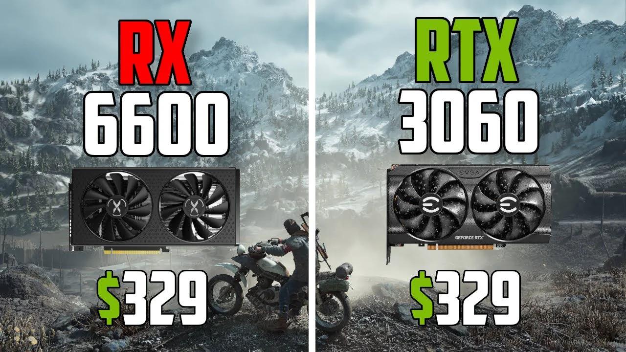 RX 6600 vs RTX 3060 - Test in 8 Games