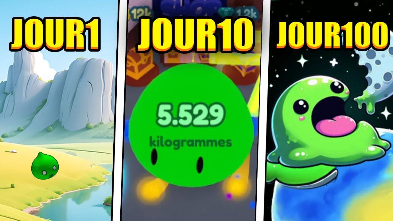 Devenir LE PLUS GROS SLIME DE L'UNIVERS sur Roblox - Eat the moon 01