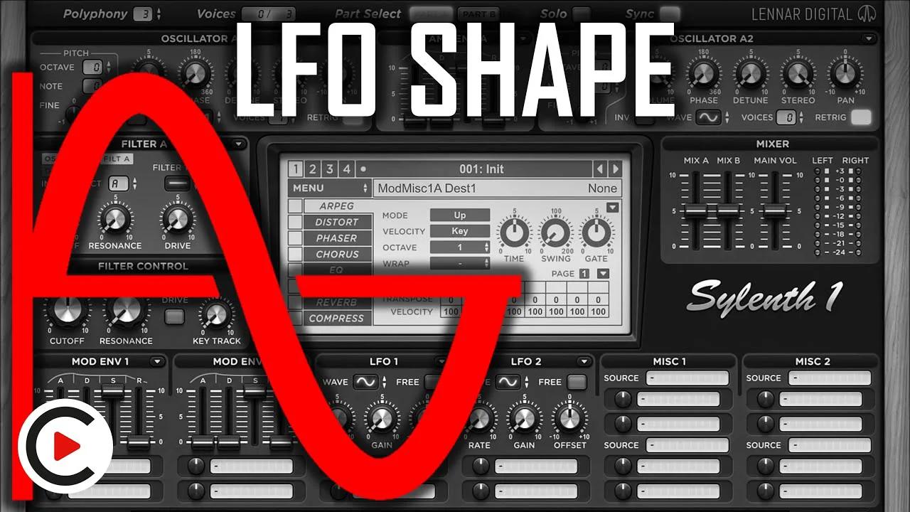 How To Use Lfo Shapes Waveform Types Sine Triangle Pulse