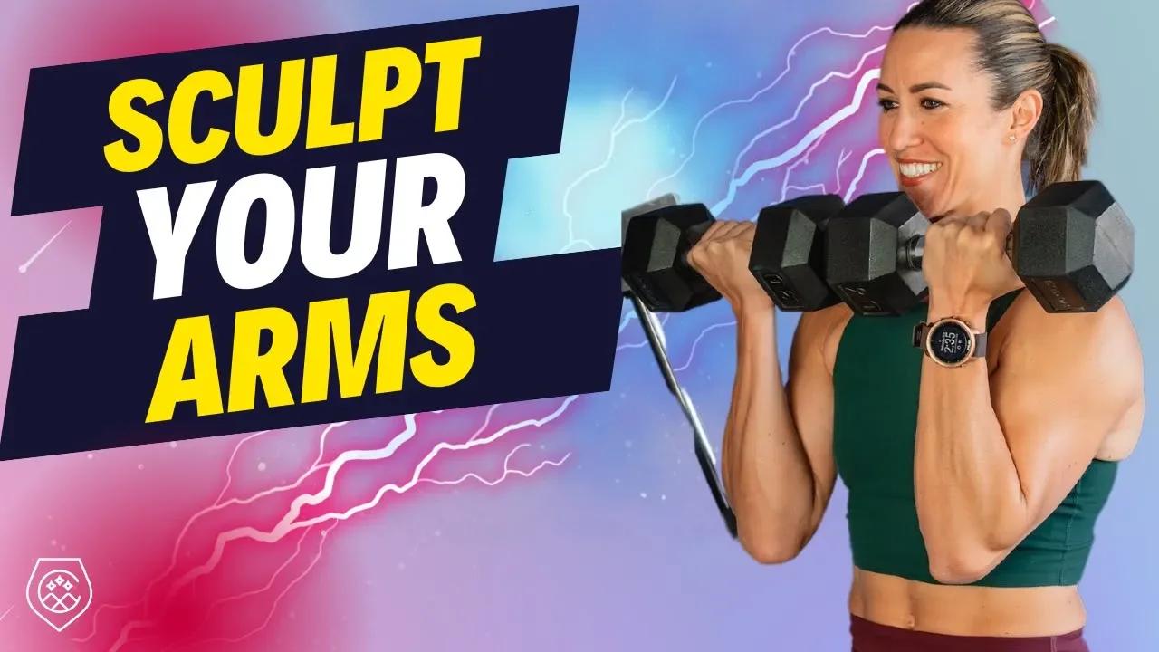 Upper body dumbbell workout to sculpt shoulders