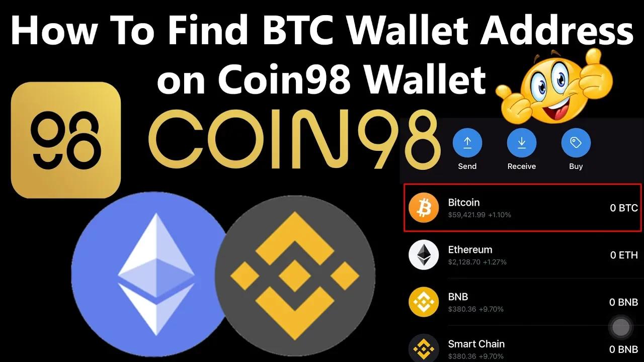 How To Find BTC Wallet Address on Coin98 Wallet | Crypto Wallets Info