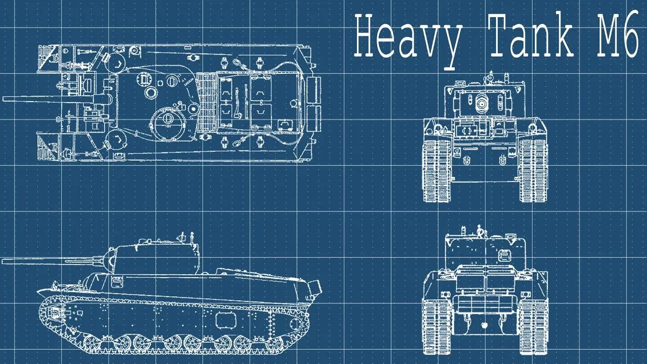 Vehicles of War Thunder (M6 Heavy Tank)