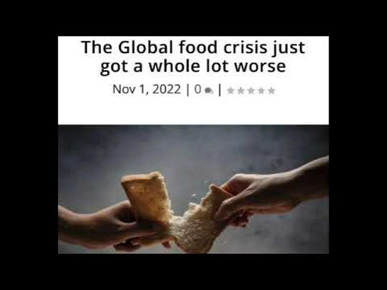 The Global food crisis just got a whole lot worse
