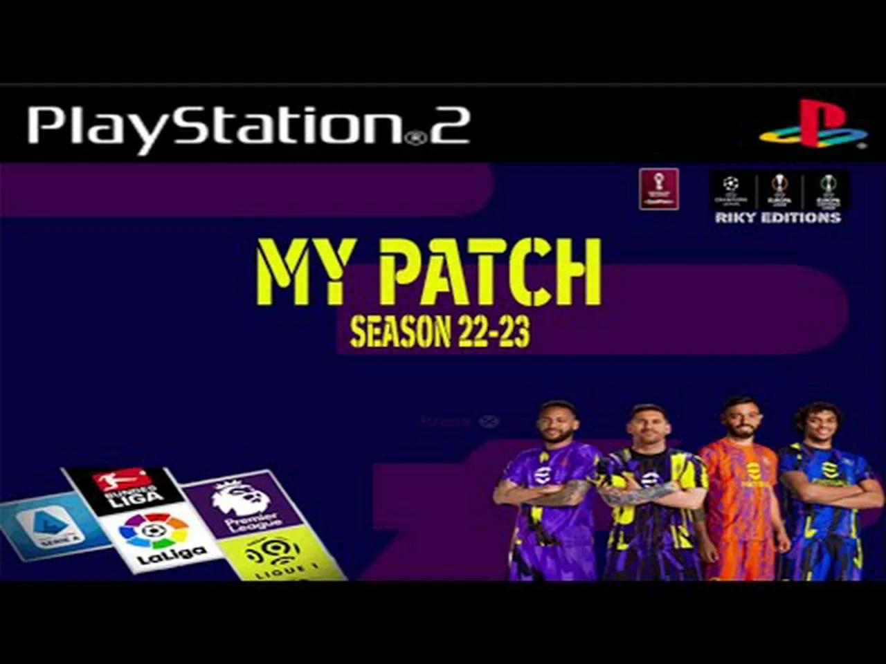 PES 2023 (PS2) EFOOTBALL 100% ATUALIZADO LANÇAMENTO BY RIKY EDITIONS