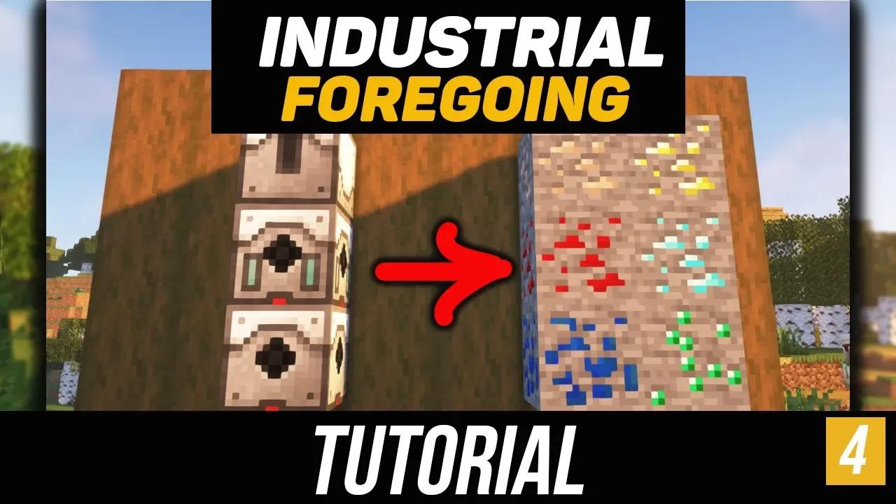 Industrial Foregoing tutorial / guide 1.16.5 + Resource production ...