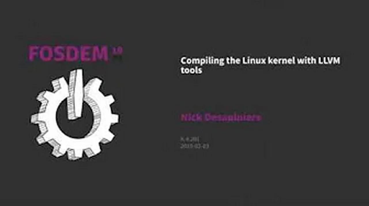 Compiling the Linux kernel with LLVM tools