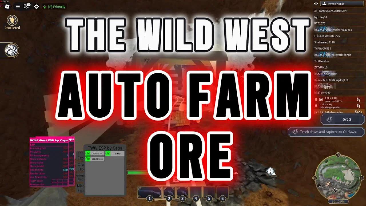 THE WILD WEST SCRIPT AUTO FARM 2025 | AIMBOT, NO KEY, FREE