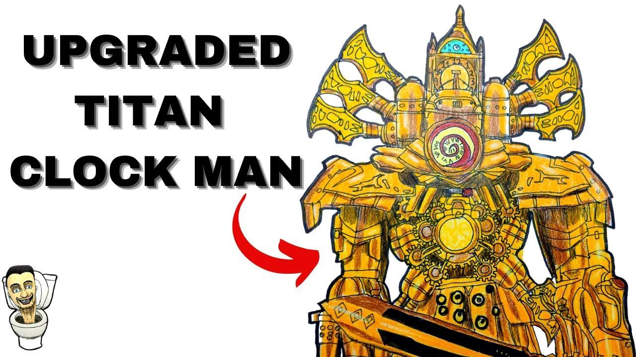 Cómo DIBUJAR al🕝UPGRADED TITAN CLOCK MAN 2.0 del MULTIVERSE 030 Skibidi Toilet
