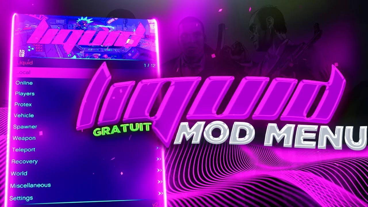 INSTALLER ET UTILISER LIQUID V3 MOD MENU GRATUIT SUR GTA 5 ONLINE 1.67 ...