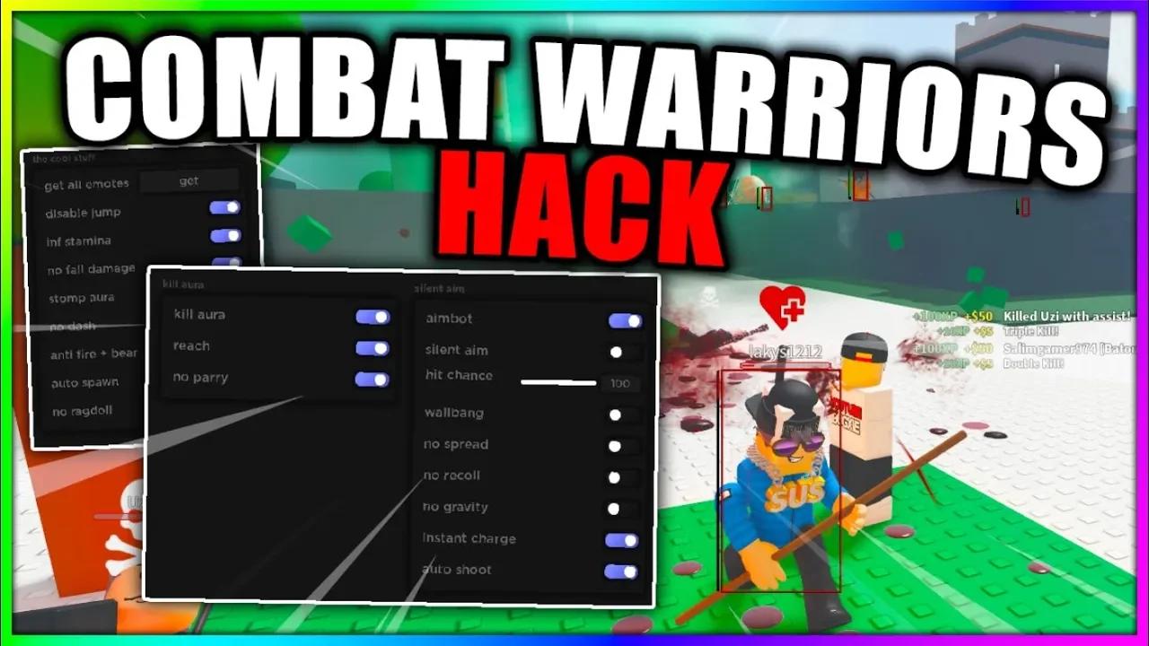 Combat Warriors Script Gui Hack Pastebin Kill Aura Admin Aimbot Silent Aim No Parry And More