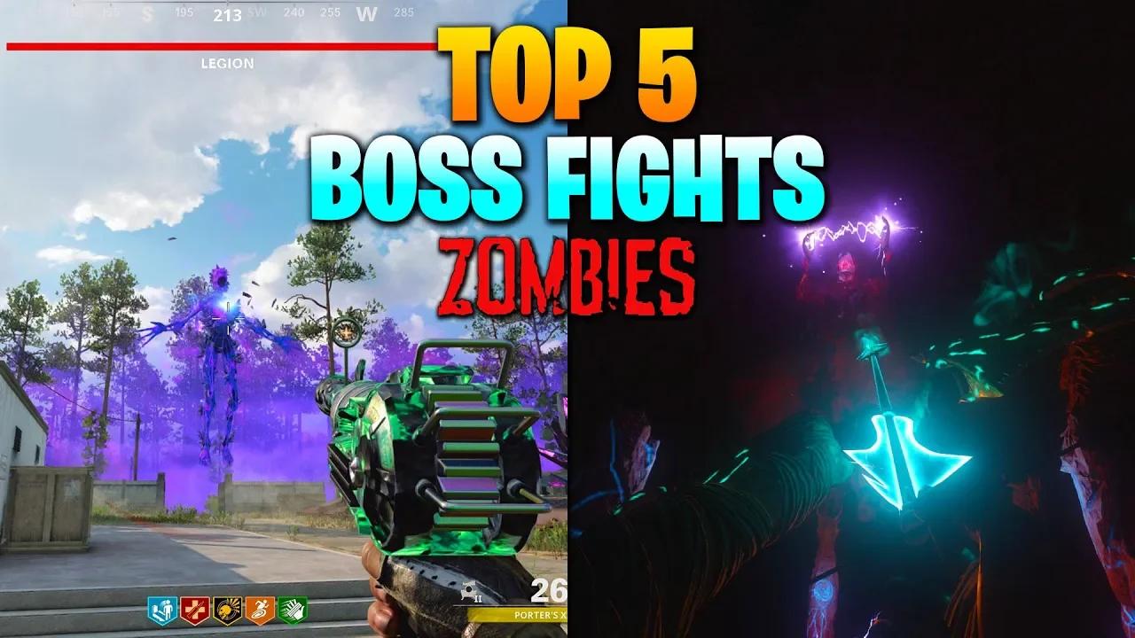 Top 5 Boss Fights in COD Zombies (2022)
