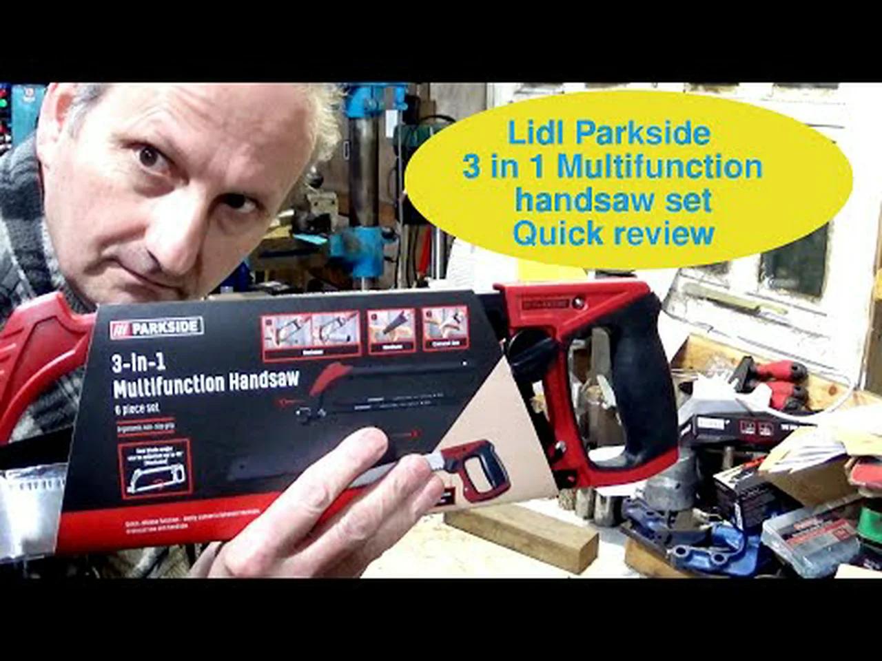 Lidl Parkside 3 in 1 Multifunction hand saw set Quick review
