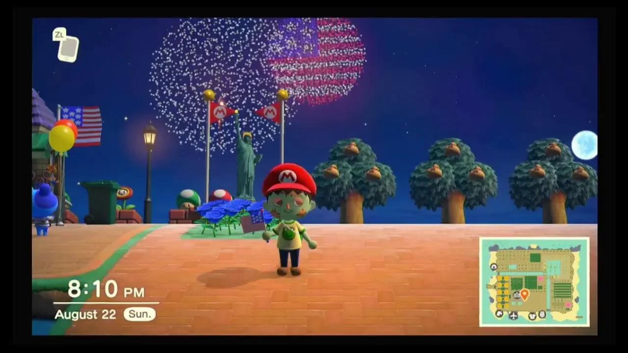 ErikH526 - Animal Crossing New Horizons Askr Fireworks Show Part 1 ...