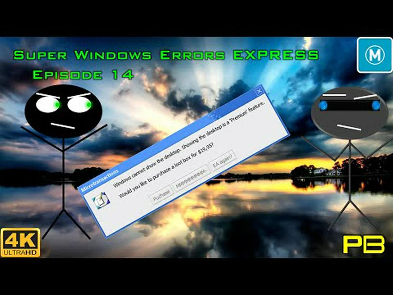 MIKIE GETTIN' FED UP || Super Windows Errors EXPRESS Episode 14