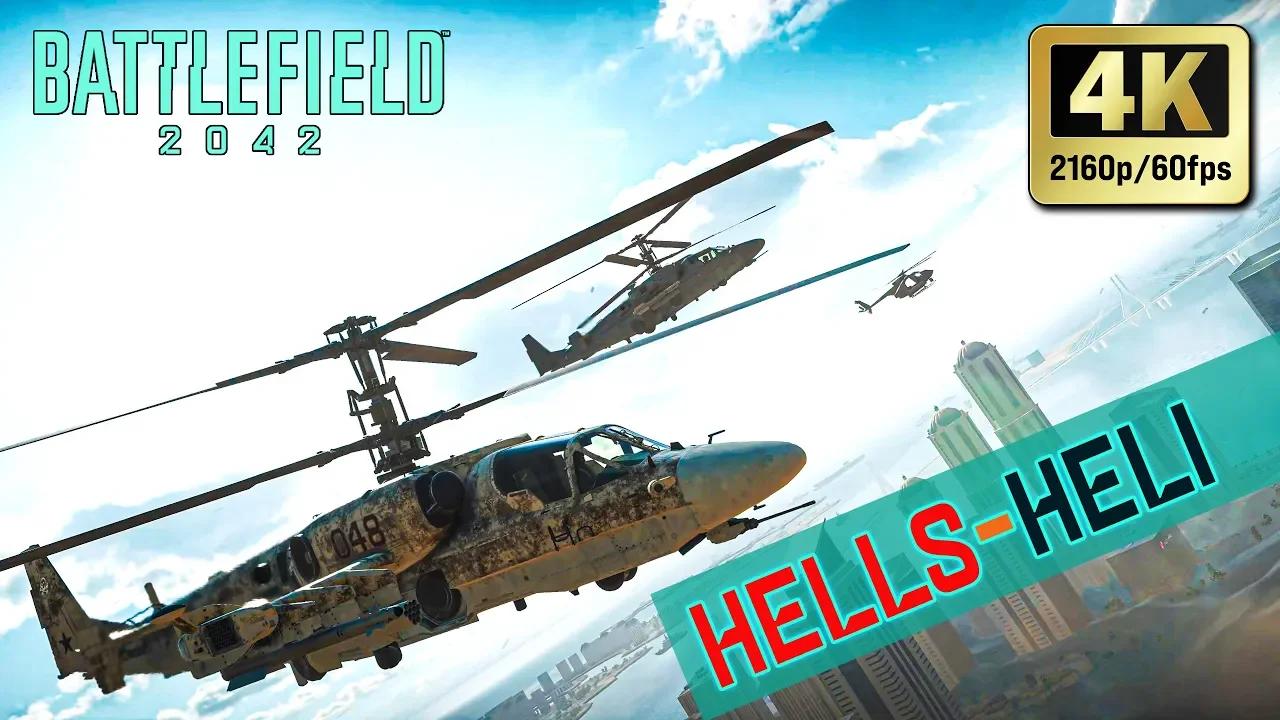 Battlefield 2042 - Hells-Heli - Compilation of Attack Helicopter ...