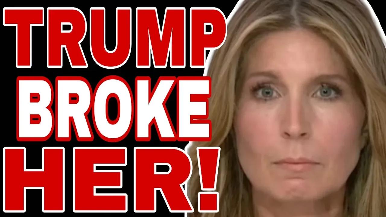MSNBC HOST NICOLE WALLACE HAS A HILARIOUS MELTDOWN LIVE ON AIR