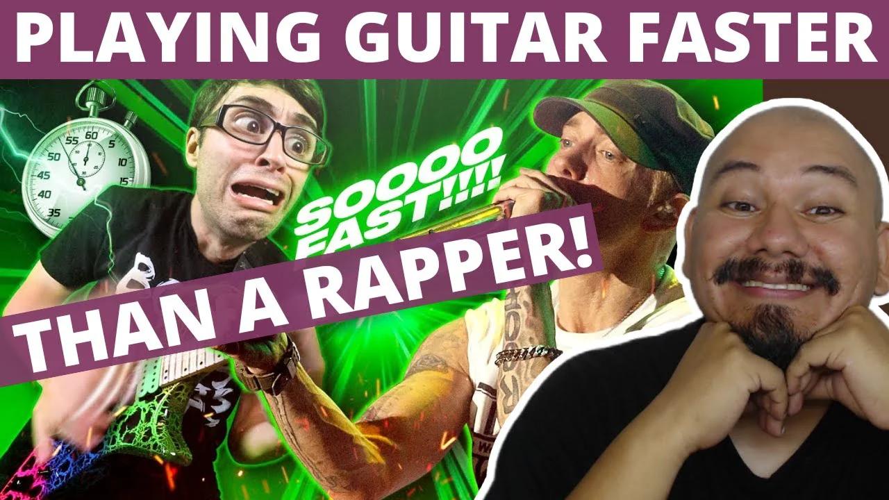 I Can Play GUITAR Faster Than The Fastest RAPPER! | Youtube Creater ...