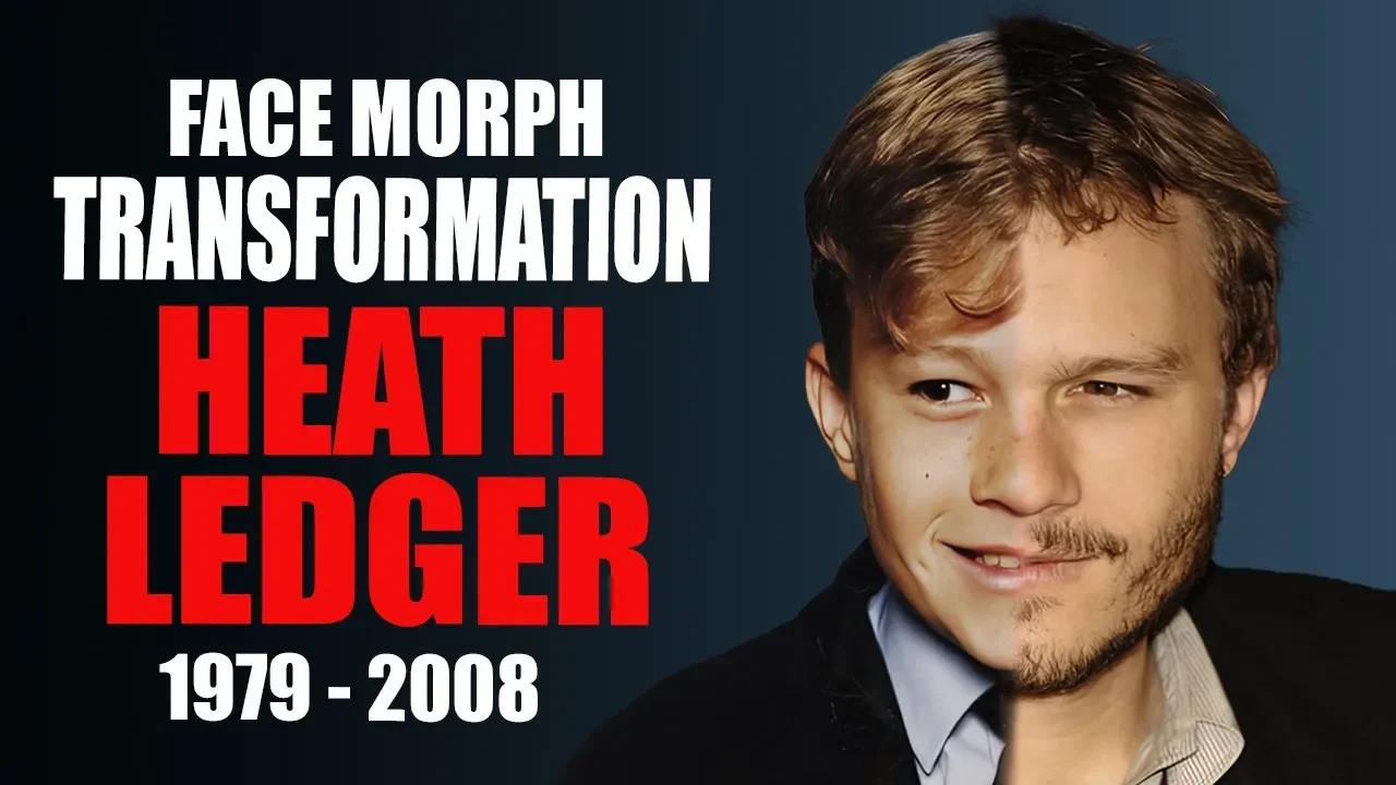 Heath Ledger - Transformation (Face Morph Evolution 1979 - 2008)