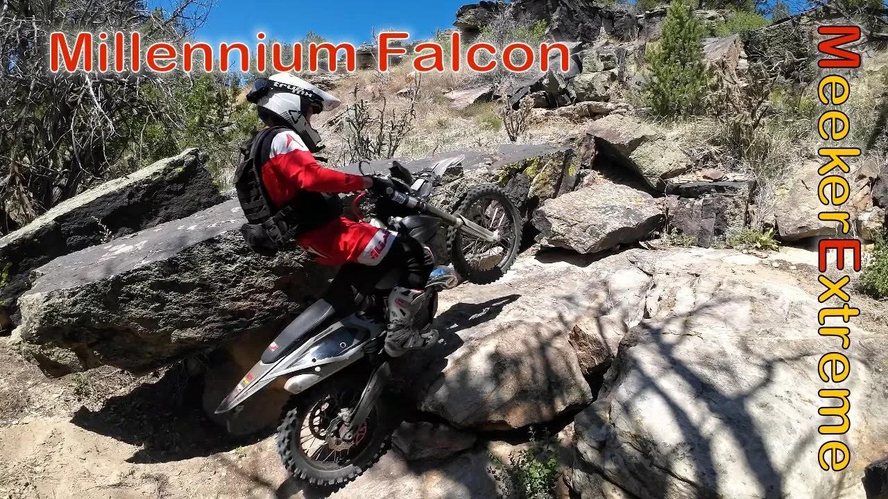 Riding the Millennium Falcon for the first time!