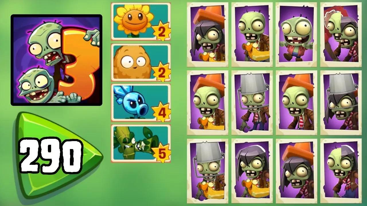 Plants vs. Zombies 3 - Dave's House Level 290 [No Boosters]