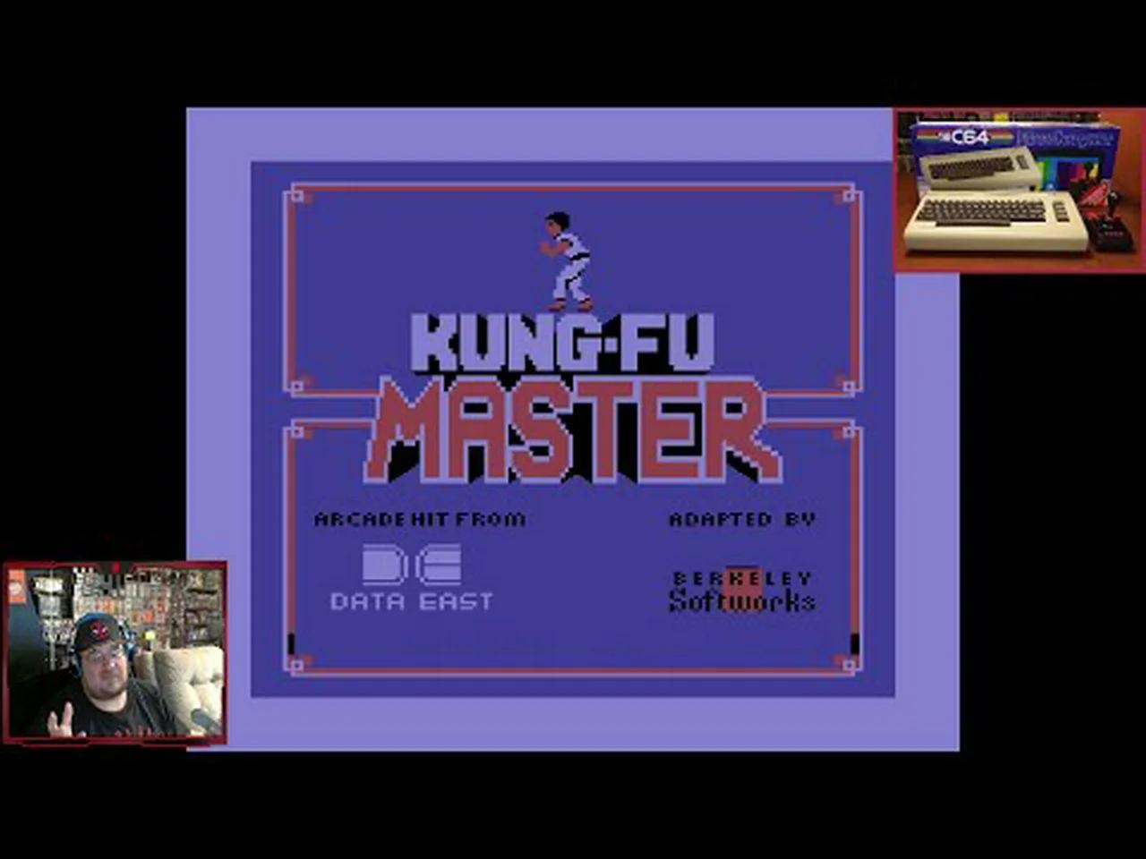 Kung-Fu Master for Commodore 64 (via The C64) - game play