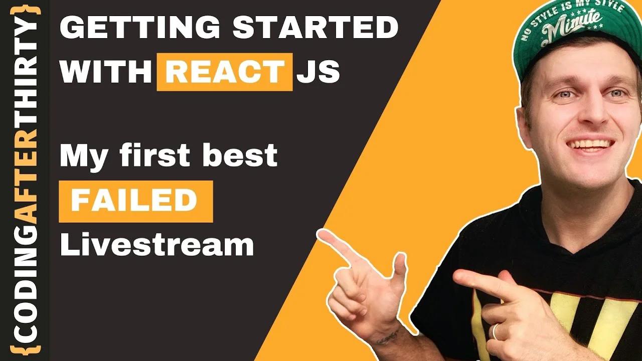 Getting Started With React [ react tutorial for beginners basic set up and useState react example ]